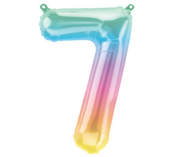 BALÃO PASTEL NUMERO 7